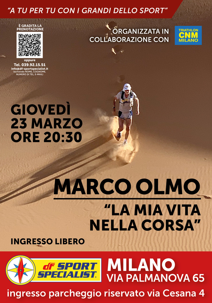 Marco Olmo, una serata da DF Sport Specialist - 4ActionSport
